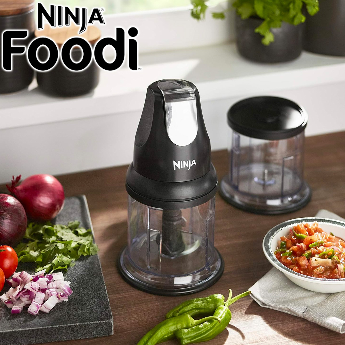 ⚡Ninja Professional Stackable Chopper - Just 59p⚡ - Apex 66