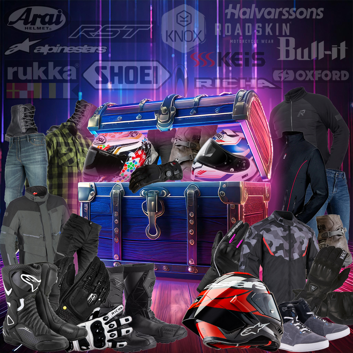 £200 SBS Voucher Jackpot - Riding Gear Treasure Chest (1 in 7 wins) - 700 Instant Wins - Apex 66