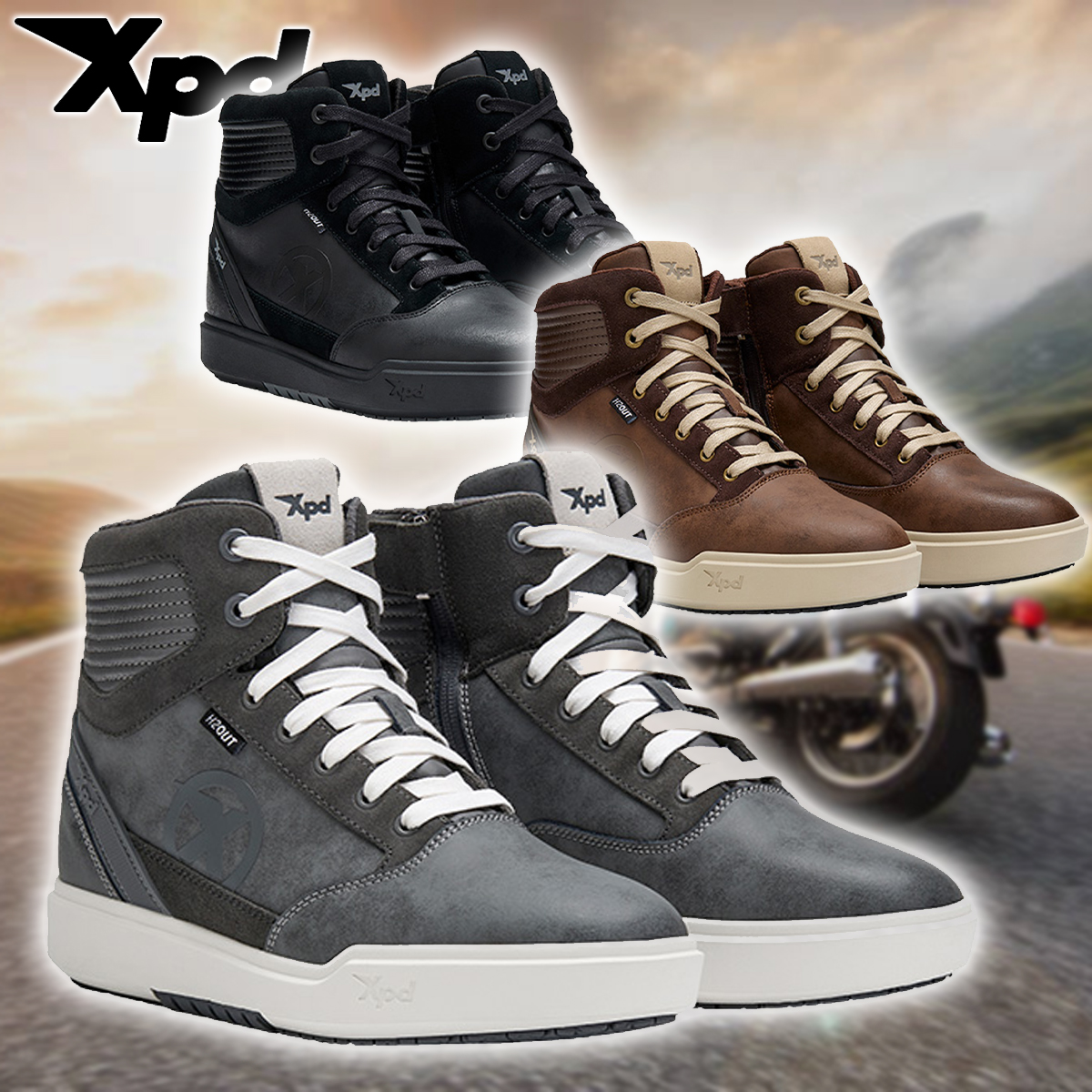 XPD Moto Way H2Out Trainers - Colour Choice - Apex 66